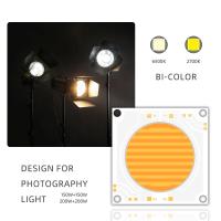 China 5454 Dimmable 200w 150w Cob Led Chip Dual Color Temperature 2700k 6500k 51-53v 57-60v for sale