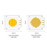 China OEM ODM Wavelength BI Color 72-76V SMD LED Chip Warm White White 3538 200W for sale