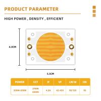 China Wholesale 200w Cob Led 2700K 6500K CRI 95 Bi Color LED Chips for sale