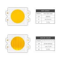 China 2700K+6500K 4055 CSP LED Cob Chip Tunable Bi Color 100W 200W 300W COB LED Module CRI95 for sale