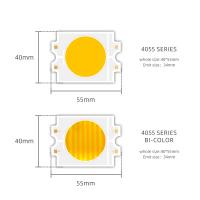 China 2700K+6500K 4055 CSP LED Cob Chip Tunable Bi Color 100W 200W 300W COB LED Module CRI95 for sale