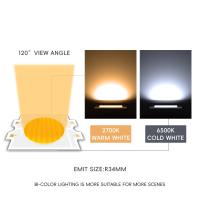 China 2700K+6500K 4055 CSP LED Cob Chip Tunable Bi Color 100W 200W 300W COB LED Module CRI95 for sale