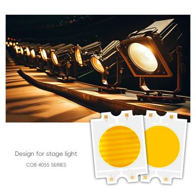 China Customized Power LED 300W Bi-color Warm + Cold White 4055 Bicolour Two CCT CRI95 COB LED Chip for sale