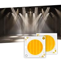 China 2424 Bicolor COB LED CCT 2700k to 6500k High CRI95 COB LED Chip Reflector Shape R21mm 40W+40W 100-110lm/w 1.1A 36-38V COB Lights for sale