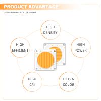 China 57V Cob Light Source 150W 200W Constant Voltage Warm White Two-Color Optional Wholesale Support for sale