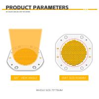 China Dual CCT COB LED Chip High Power 60V Bi-Color 600W+600W 3000lm 1W 2700K/6500K Color Temperature 95Ra 75*75 for sale