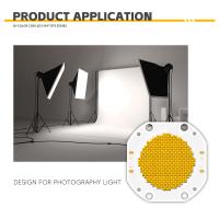 China Dual CCT COB LED Chip High Power 60V Bi-Color 600W+600W 3000lm 1W 2700K/6500K Color Temperature 95Ra 75*75 for sale