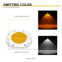 China Dual CCT COB LED Chip High Power 60V Bi-Color 600W+600W 3000lm 1W 2700K/6500K Color Temperature 95Ra 75*75 for sale