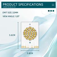 China 3856 COB LED Chip 300W 36-39V RGBCW for Photography Lights for sale