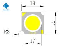 China 50W LED COB Chip 19x19mm 24V DC for Flood Lights for sale