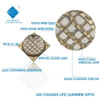 China 100W 395nm 60-90deg UVA LED COB Chip for UV Curing with Quartz Glass Lens for sale