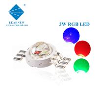 China Epistar Epiled 3W High Power RGB LED Diode with 50000 Hours Life Span 350-700mA Current and R=620-630nm G=520-530nm B=460-470nm Wavelength for sale