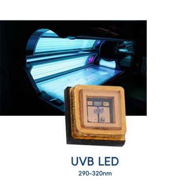 China Customized High-Power UVB LED Chip SMD3535 3W with 2700-6500K Color Temperature and 10000 Hours Lifespan for sale