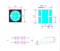 China High-Grade Customizable UV LED Chip UVA365nm 385nm 395nm for LED Plant Growing and 3D Printer Use for sale