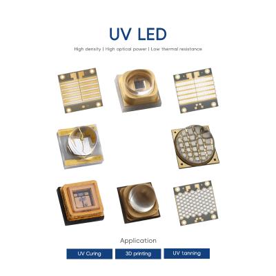 China High Power UV LED Chip with 220-420nm Narrow Band 0.5W-600W and 34-38V Input Voltage for High-Intensity Curing for sale