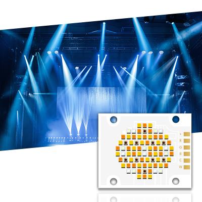 China RGBWC Five Color COB LED Chip 180W 300W with 21-24V Input Voltage and 120° Viewing Angle for Photography Lighting for sale