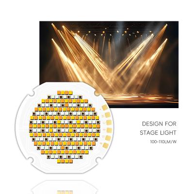 China High Power 300W 700W RGBW Round 36mm 5 in 1 Color 110LM/W Smart COB LED Chip for Movie Light for sale