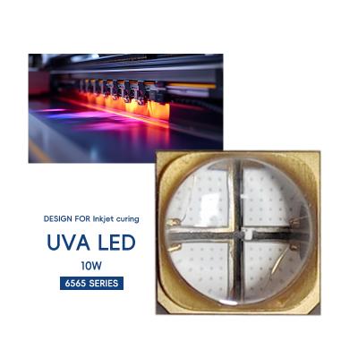 China High Efficiency 10W 395nm UV LED Module SMD 6565 for 3D Printer Exposure Curing Projects for sale