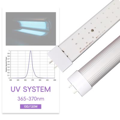 China High Power UV Aging Light 120W 365nm UVA UVB UV LED Tube CE ROHS Certified 2-Year Warranty for UV Accelerated Aging Test Chamber for sale