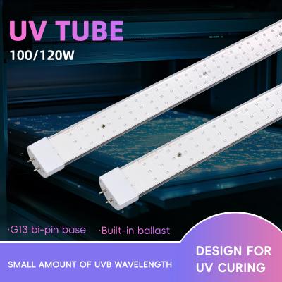 China 365Nm Uv Tube 310Nm Uvb Uva 10 to 1 Ratio Tanning Lamp Tube 100W 120W Mercury Replacement Tube Certified ISO9001 CE EMC LVD for sale