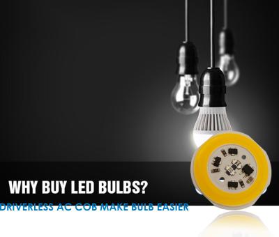 China Flip chip 5000K  AC LED COB 15W 220V  high efficiency 110-120lm/w Super Aluminum for sale