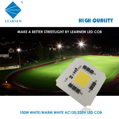 China 6000K  flip chip 100W 220V AC LED COB Super Aluminum high efficiency 110-120lm/w for sale