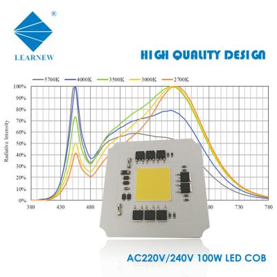 China LERANEW AC LED COB 60-80umol/S 100W COB LED High Luminance for sale