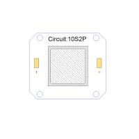 China 4046 50W COB LED Full Spectrum 395nm UV LED For Offset Printer for sale