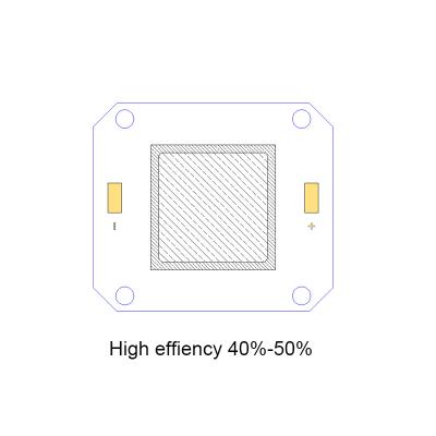 China 40*46MM 385nm 395nm UV LED 100W COB LED Chip For UV Curing System for sale