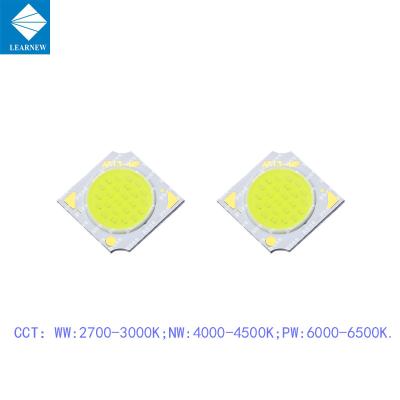 China 1414  20W white color led cob chips high efficiency 120-140lm/w  MIRRORALU substrate for sale