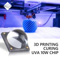 China Smd 10w Uv Uva Led Cob Chip 365nm 385nm 395nm 6.8x6.8MM for sale