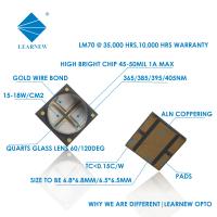 China 10W 20W SMD 365nm 385nm UV LED Chip For High Power Offset Printing for sale