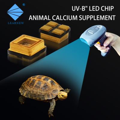 China Quartz Glass Lens 290nm UVB LED Chip 14mW 100mA SMD RoHS Certificated 3535 for sale
