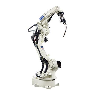 China 6 Axes Payload 6kg OTC Welding Robot Machine With Multi Screen for sale