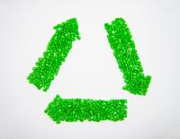 China Recycled PET Bottle Resin RPETPolyester PET Chips Pellets Resin For DTY FDY POY for sale