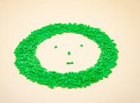 China IV0.75-1.1 Recycled PET Resin GRS Certified Customizable for sale
