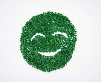 China Semi Dull Recycled PET Chip RPET Polyester Resin Pellets Bottle Grade PET Raw Material for sale