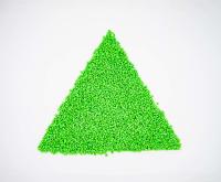 China Bottle Making Recycled PET Resin Green GRS Certified RPET Chips For Fiber for sale