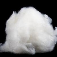 China 15D 100% PET Materials White Polyester Fiber Staple for sale