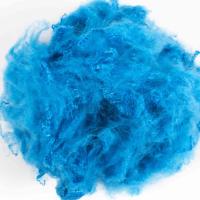 China Virgin Polyester Staple Fiber Nonwoven Carpet 3Dx64mm Recycled for sale
