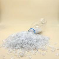 China Customized Cold Wash 100% Clear White Color RPET Bottle Plastic Flakes for sale