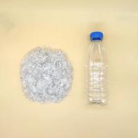 China Customized Cold Wash 100% Clear White Color RPET Bottle Plastic Flakes for sale