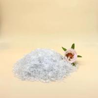 China Customized Cold Wash 100% Clear White Color RPET Bottle Plastic Flakes for sale