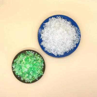 China Recycled PET Bottle Flake Hot Wash Crushed Water Bottle PET Flakes Scrap for sale