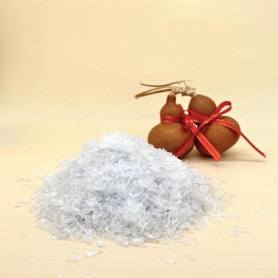 China White Color RPET Bottle Flakes 3A Grade 100% Recycled for sale