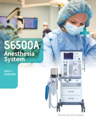 China S6500A Adult Pediatric Anesthesia Machine 20-1500mL Tidal Volume Ventilator for sale