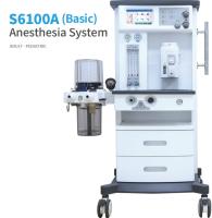China S6100A Anesthesia Machine 7 TFT LCD Screen Ventilator 20-1500mL Tidal Volume ICU for sale