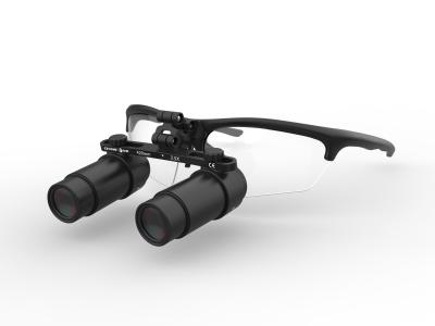 China 160mm Surgical Loupes 3.5X Binocular Eye Loupes for Dentists and Surgeons with LED Light for sale