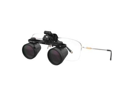 China Multi Coated 2.5x Binocular Loupes with Glass or Polymer Lens 420mm Working Distance for sale
