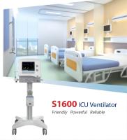 China S1600 ICU Ventilator 10.4 TFT Screen Breathing Machine 20-2000mL Tidal Volume 220V for sale